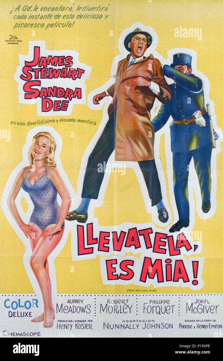 Original Film Title: TAKE HER, SHE'S MINE. English Title: TAKE HER, SHE ...