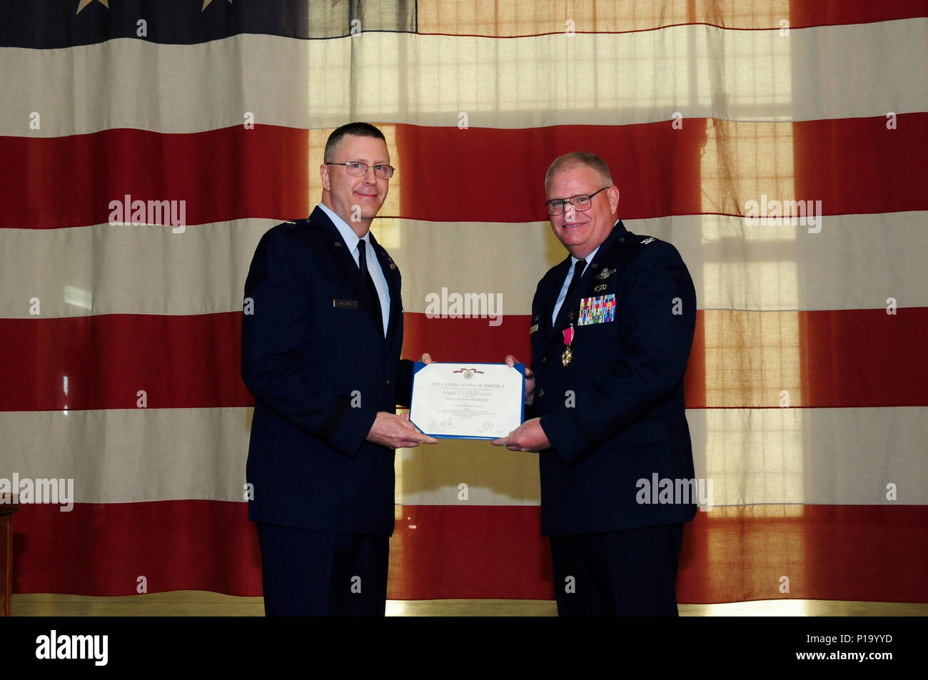 U.S. Air Force Brig. Gen. Roger E. Williams Jr. (left), Assistant ...