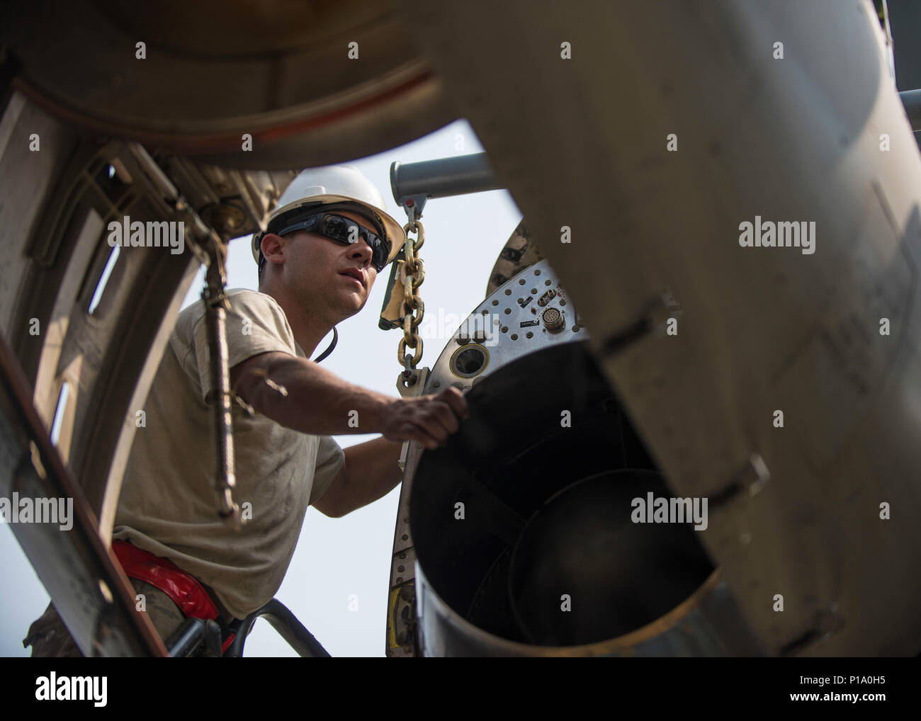 Senior Airman Thomas Budd, 455th Expeditionary Aircraft Maintenance ...