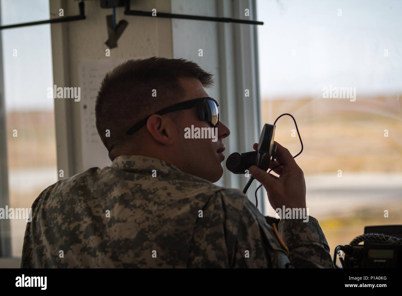 A U.S. Army Soldier assigned to 1st Battalion, 52nd Aviation Regiment ...
