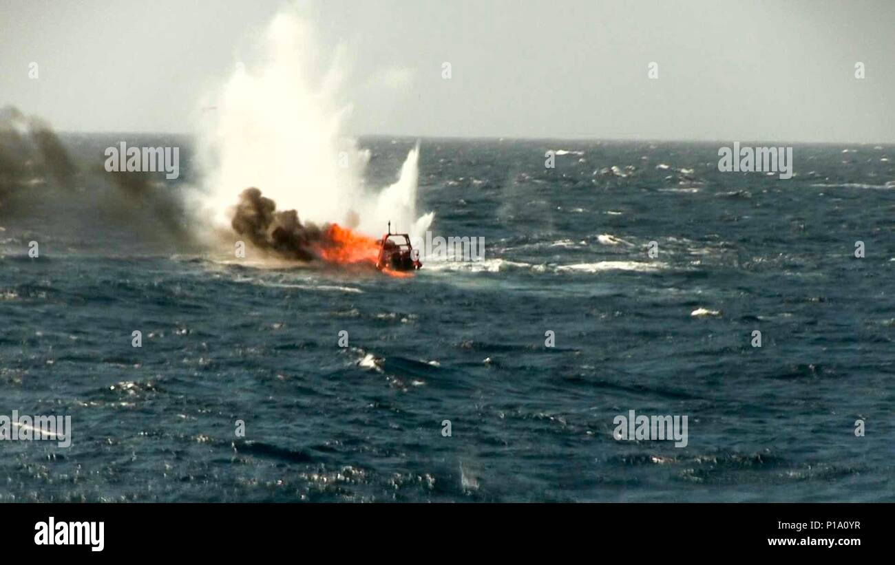 PACIFIC OCEAN (Oct. 2, 2016) - USS Princeton (CG 59) fires multiple ...