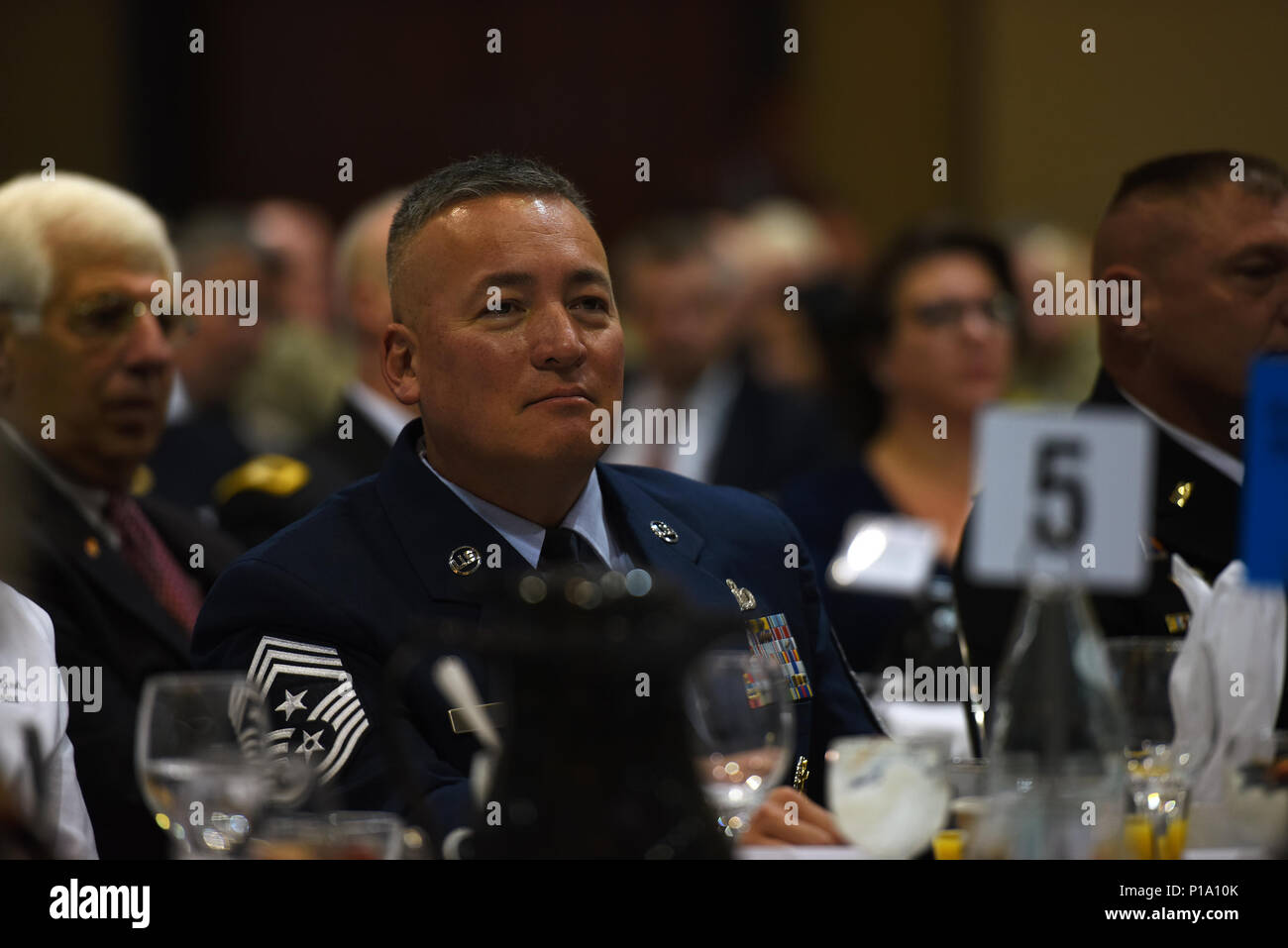 Air Force Chief Master Sgt. Mitchell Brush, senior enlisted advisor to ...