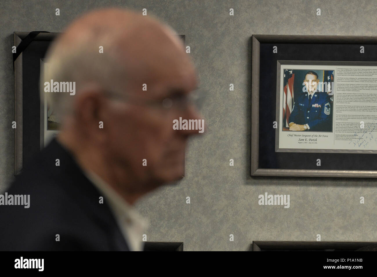 An image of the eighth chief master sergeant of the Air Force, Sam ...