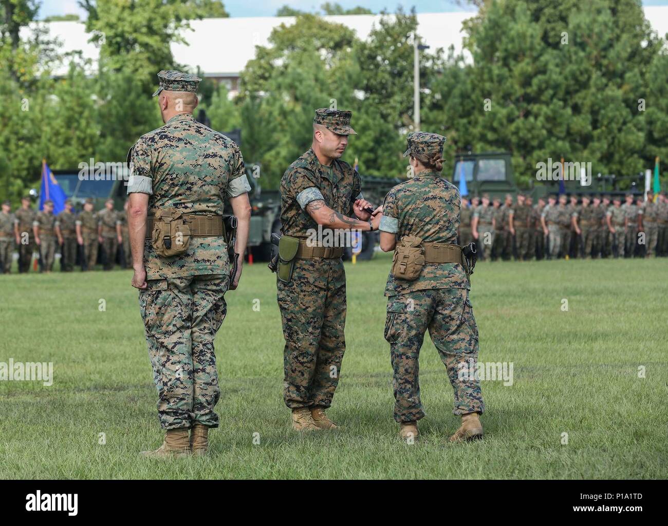 U.S. Marine Corps Sgt. Maj. Luis M. Leiva, Sergeant Major, 8th Engineer ...