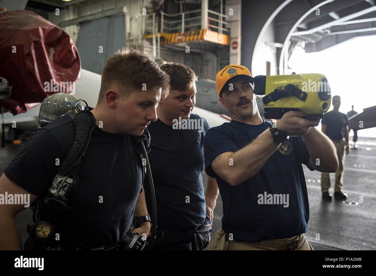161004-N-WC455-006 ARABIAN GULF (Oct. 4, 2016) Chief Petty Officer ...