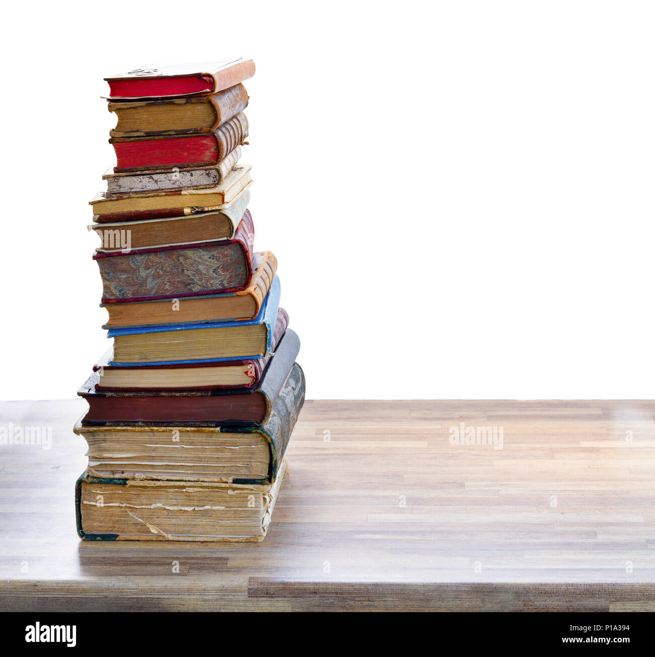 Pile of old books Stock Photo - Alamy