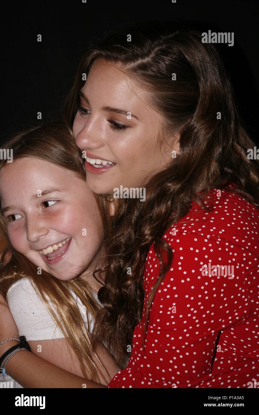 Mackenzie Ziegler poses with fans during the release of her new book ...