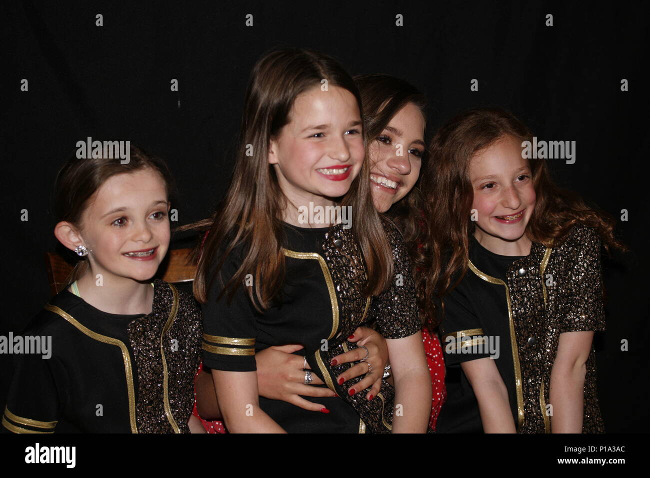 Mackenzie Ziegler poses with fans during the release of her new book ...