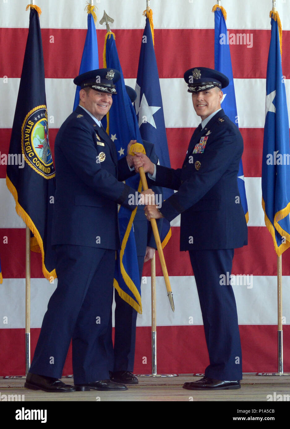 From left, U.S. Air Force Gen. Robin Rand, commander of Air Force ...