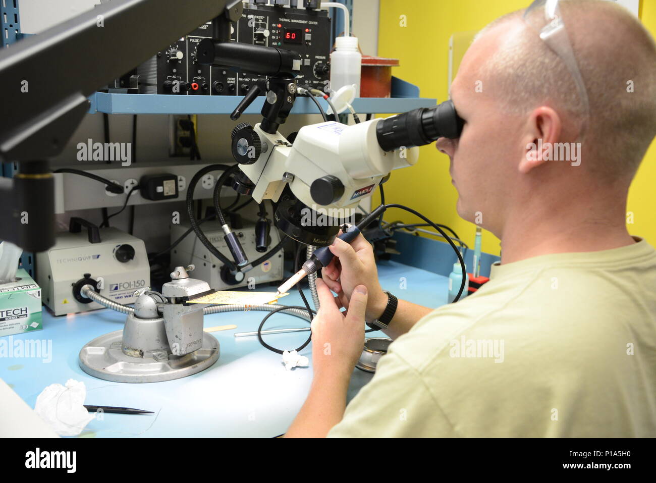 U.S. Air Force Tech Sgt. Dustin Burgess, 57th Maintenance Group Air ...