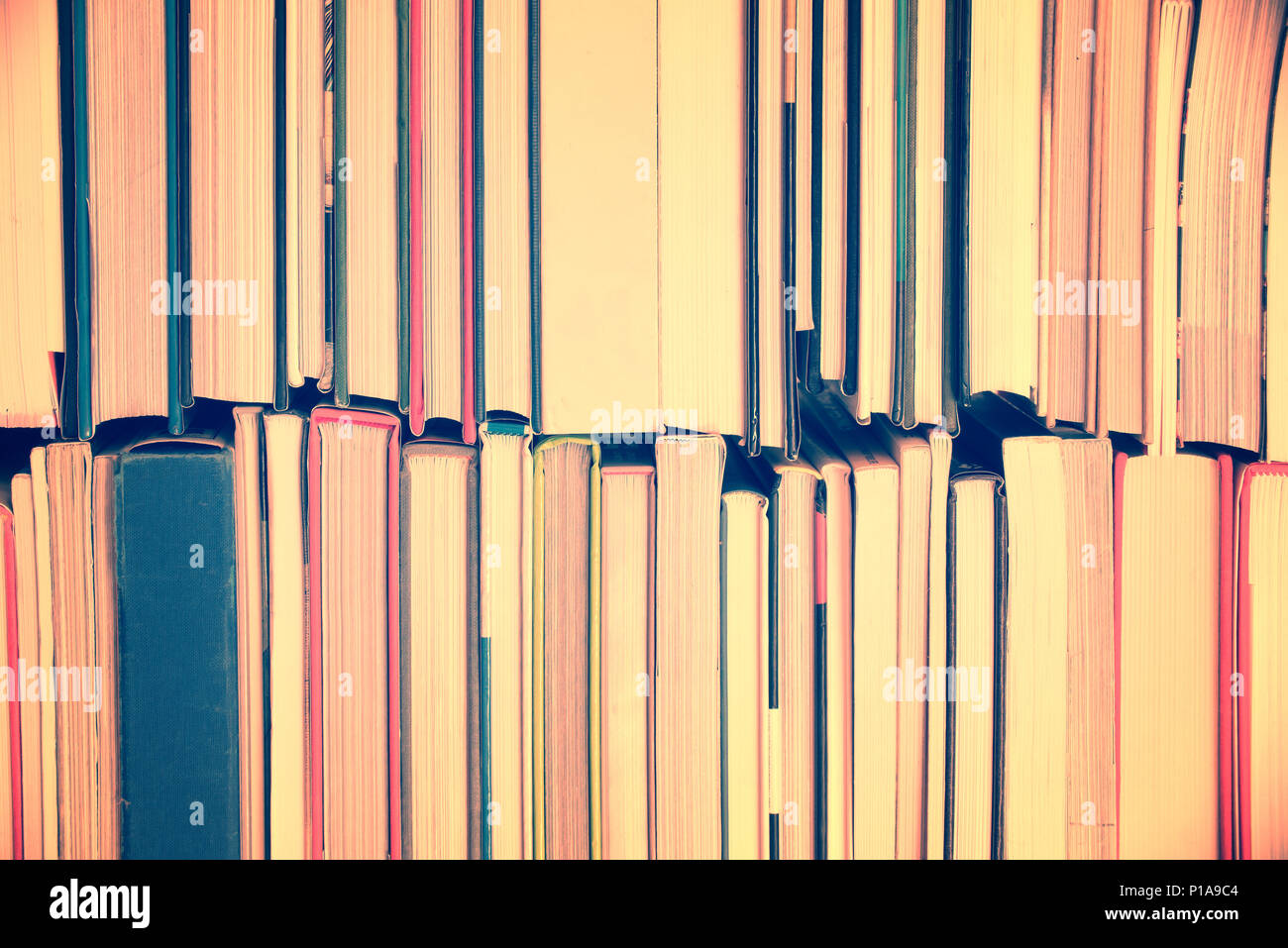 Close up view books hi-res stock photography and images - Alamy