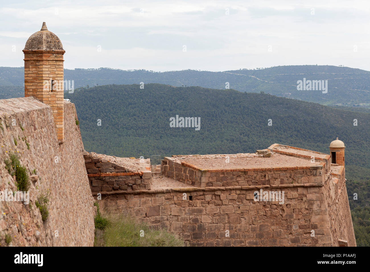 Ancient castle of Cardona,Catalonia,Spain Stock Photo - Alamy