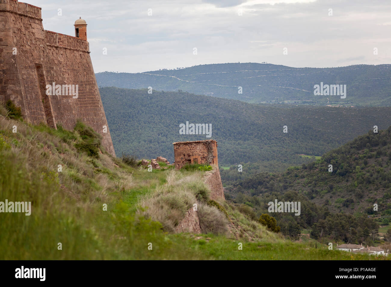 Ancient castle of Cardona,Catalonia,Spain Stock Photo - Alamy