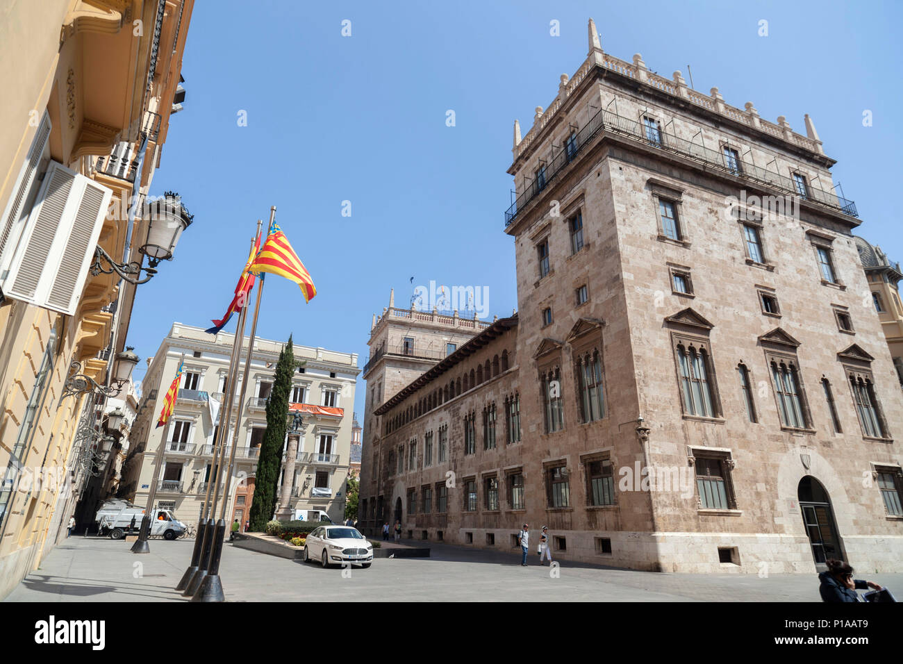 Generalitat palace, city center of Valencia Stock Photo - Alamy