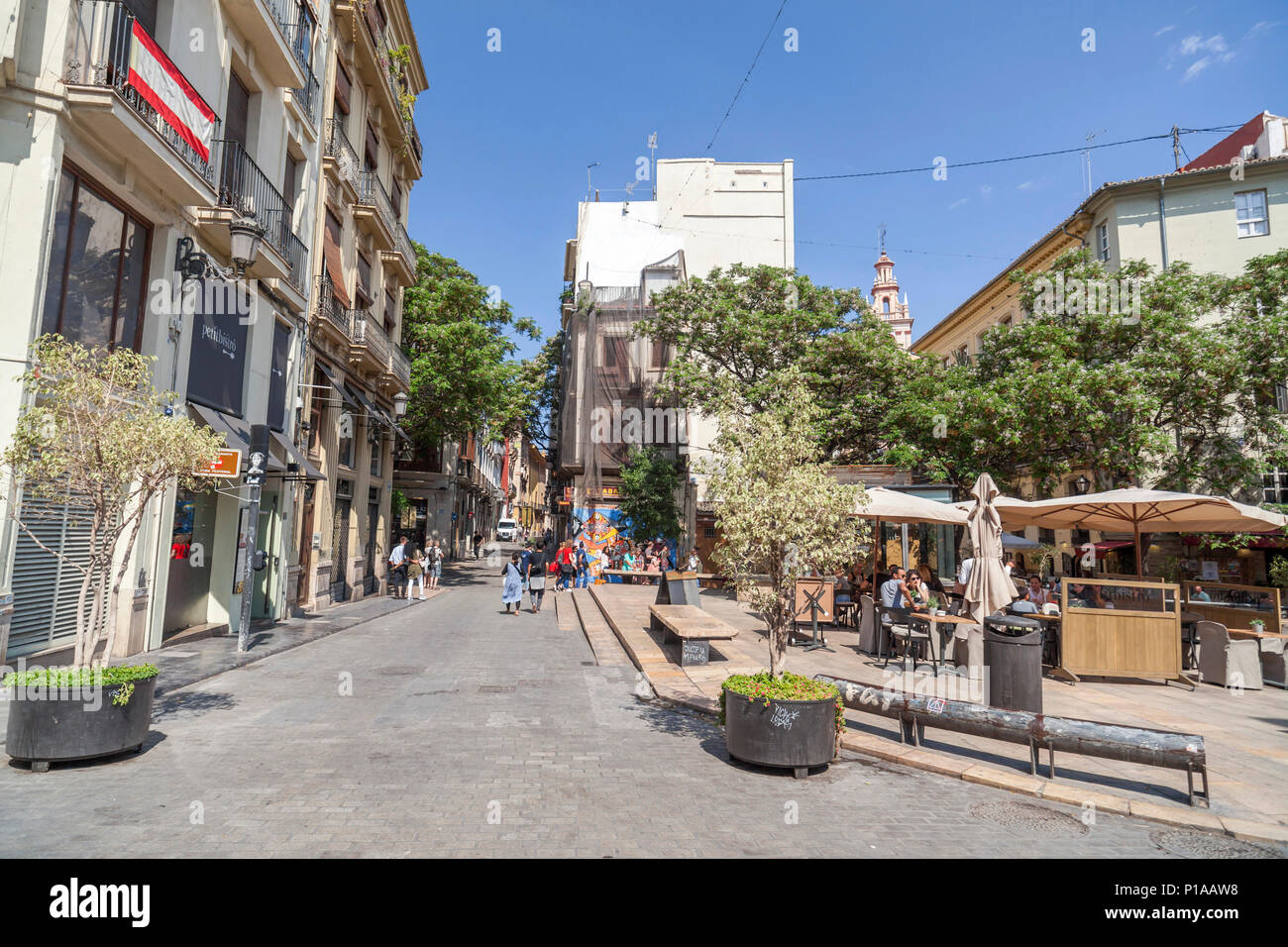 Valencia street view hi-res stock photography and images - Alamy