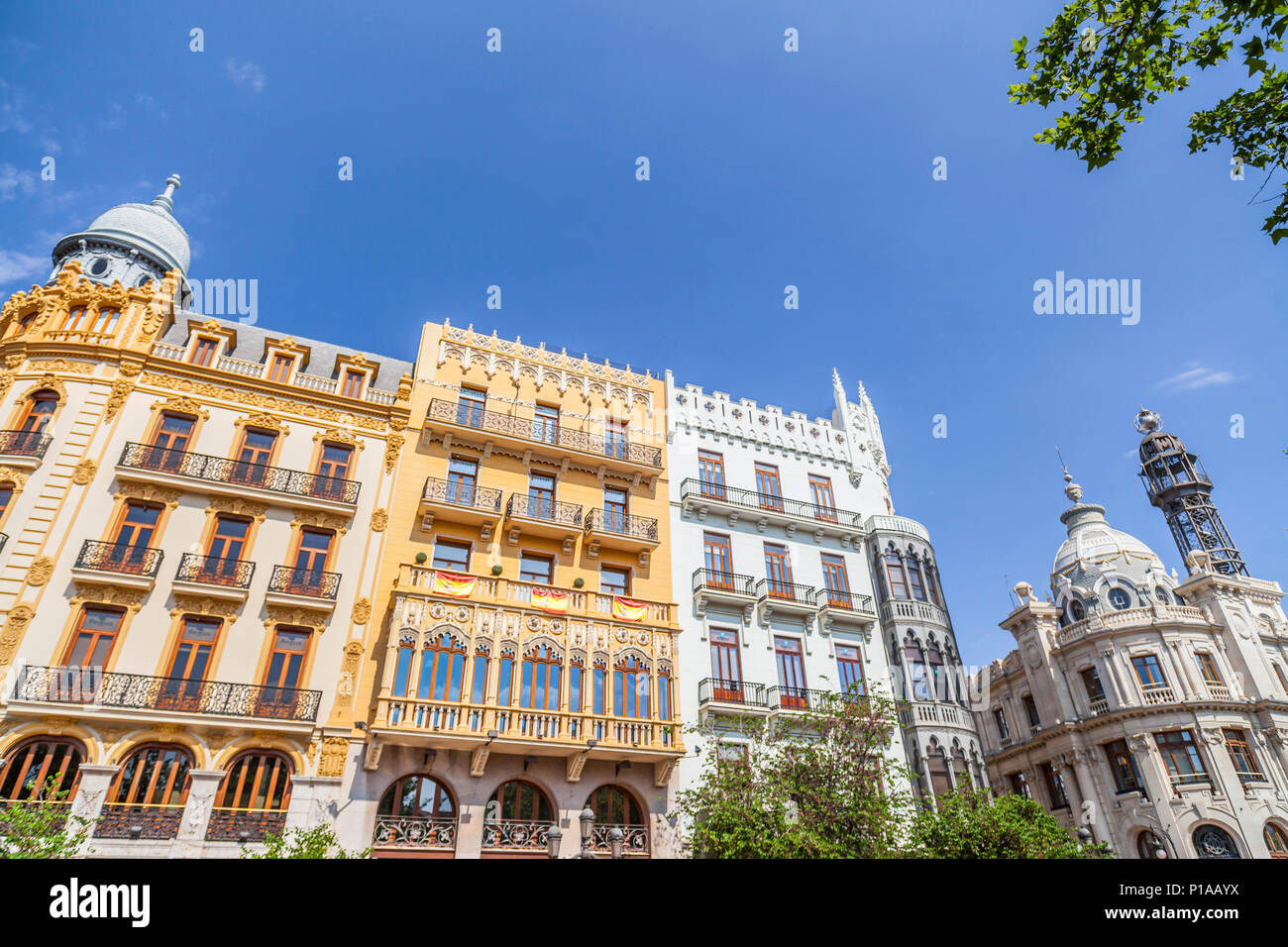 Classic building in city center, square, plaza ajuntament area ...