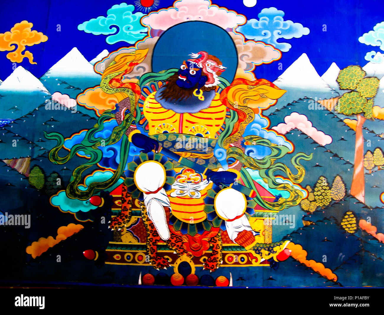Bhutanese god hi-res stock photography and images - Alamy