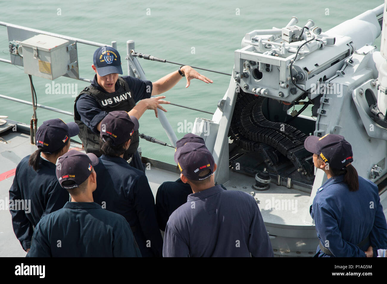 161006-N-BB269-012 SUBIC BAY, Philippines, (Oct. 6, 2016) Petty Officer ...