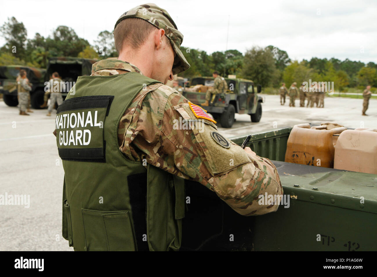PALM BAY, FL- Soldiers from 2nd Battalion, 124th Infantry Regiment ...
