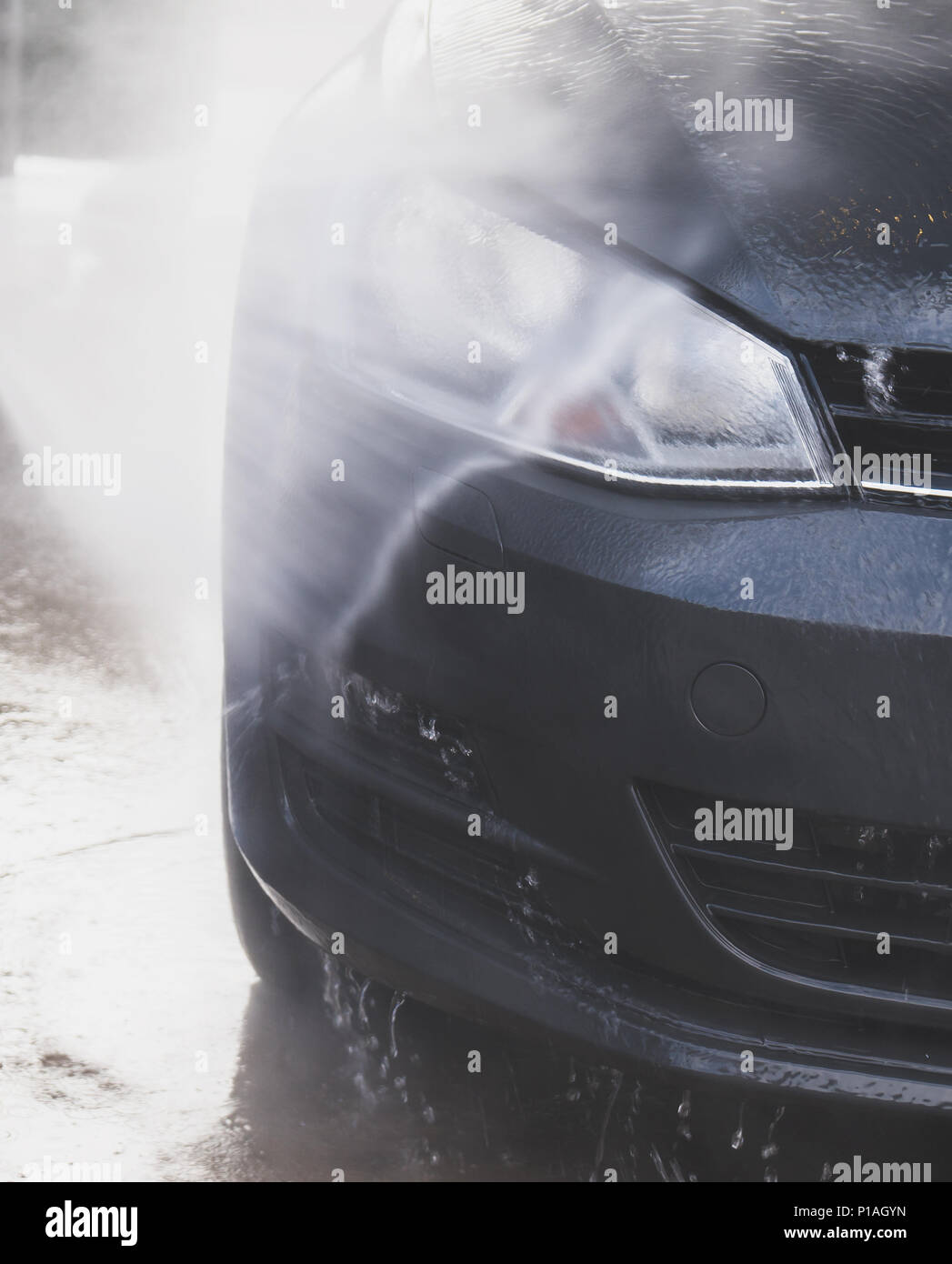 Headlight washing system hi-res stock photography and images - Alamy