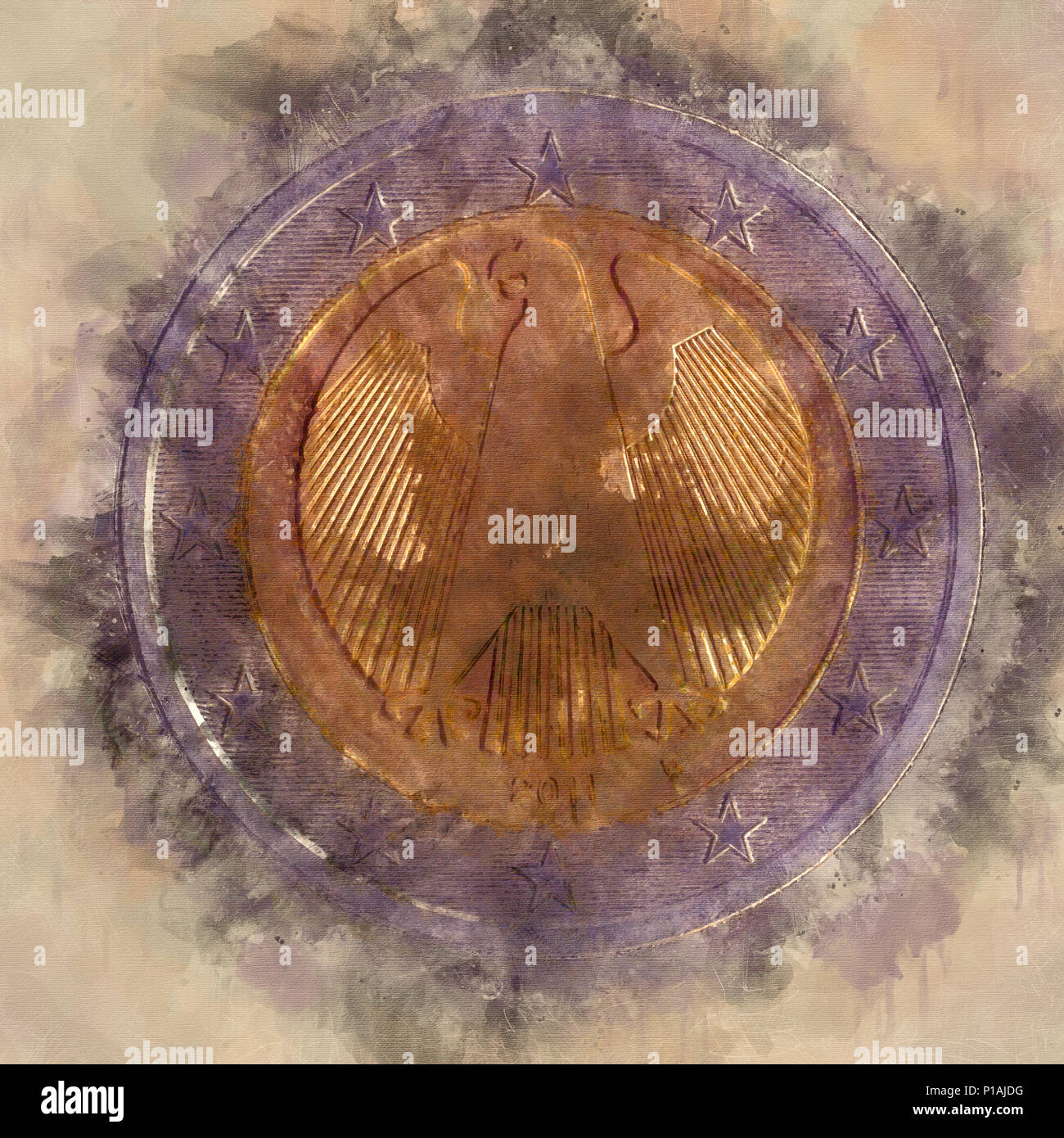 Euro coin germany hi-res stock photography and images - Alamy