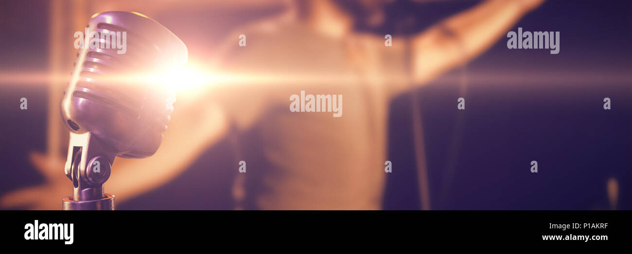 Microphone to mouth hi-res stock photography and images - Alamy