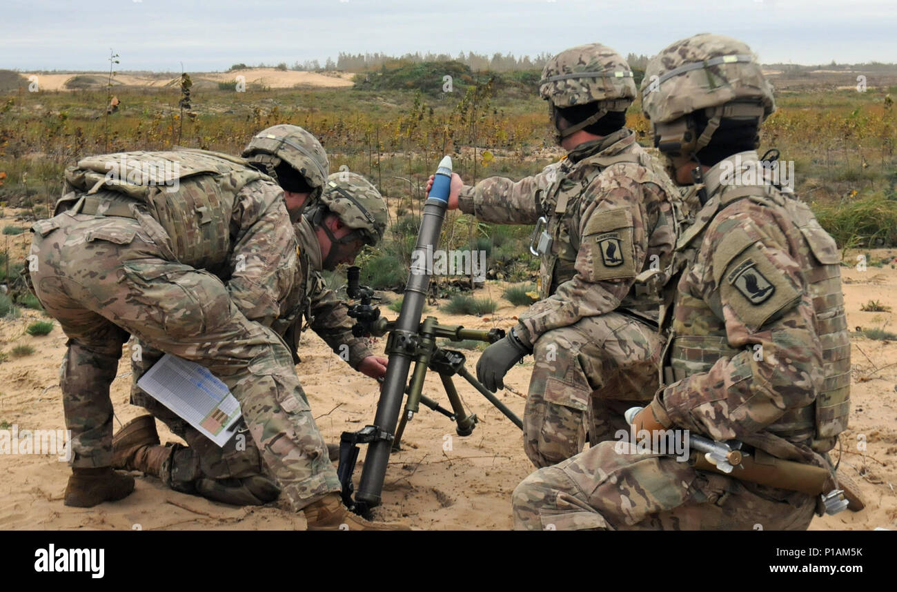 RUKLA, Lithuania – Paratroopers from Able Company, 2nd Battalion, 503rd ...