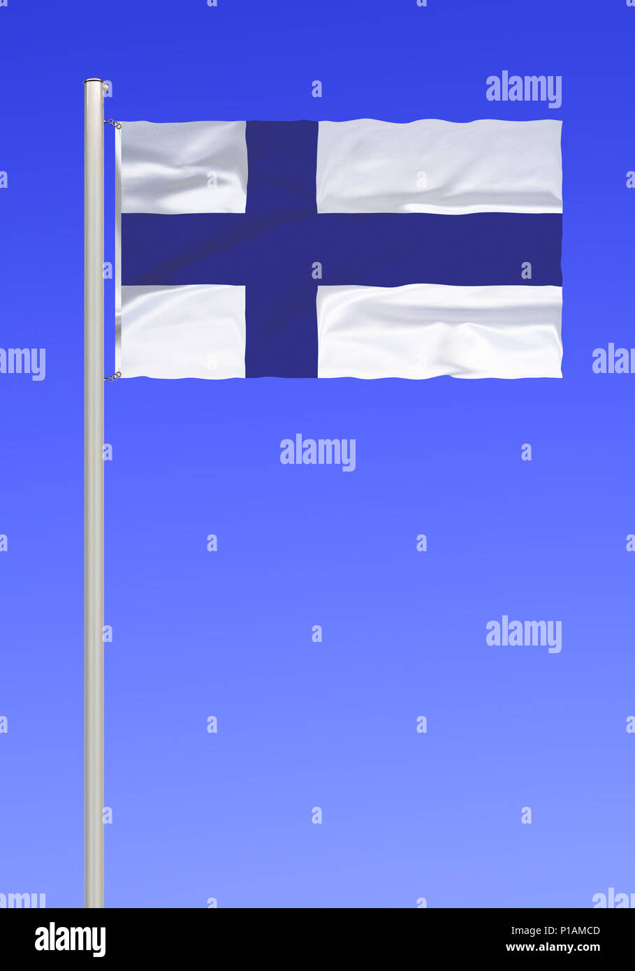 Finnland Flag High Resolution Stock Photography and Images - Alamy