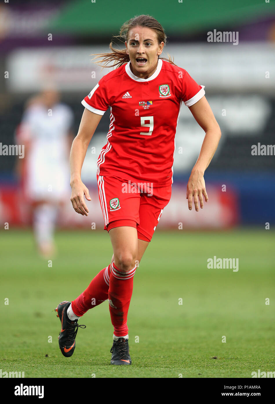 Wales Kayleigh Green during the 2019 FIFA Women's World Cup qualifying ...
