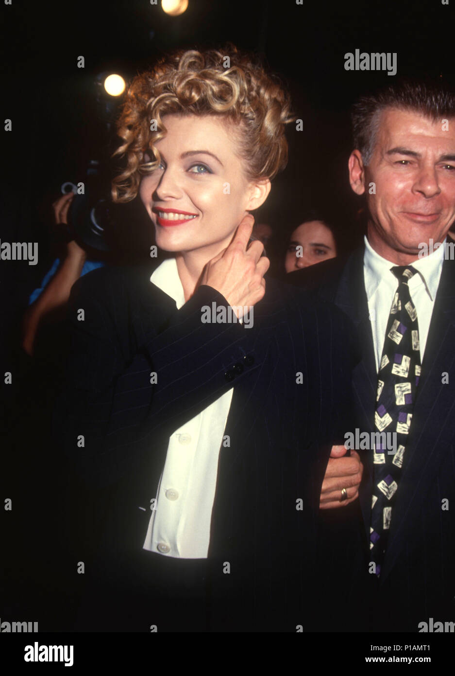 BEVERLY HILLS, CA - OCTOBER 8: Actress Michelle Pfeiffer and agent Ed ...