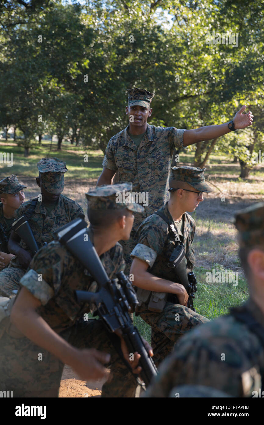 Sgt. Sherman P. Vicks, a drill instructor with Platoon 3093, Mike ...