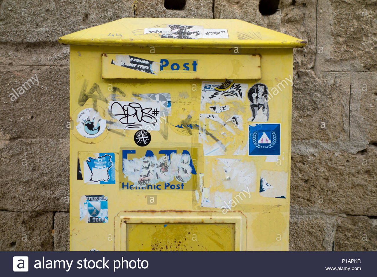 Mailbox Greece Stock Photos & Mailbox Greece Stock Images - Alamy