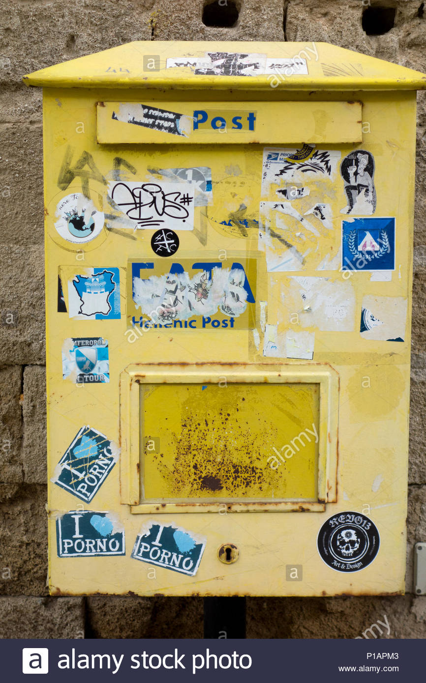 Mailbox Greece Stock Photos & Mailbox Greece Stock Images - Alamy