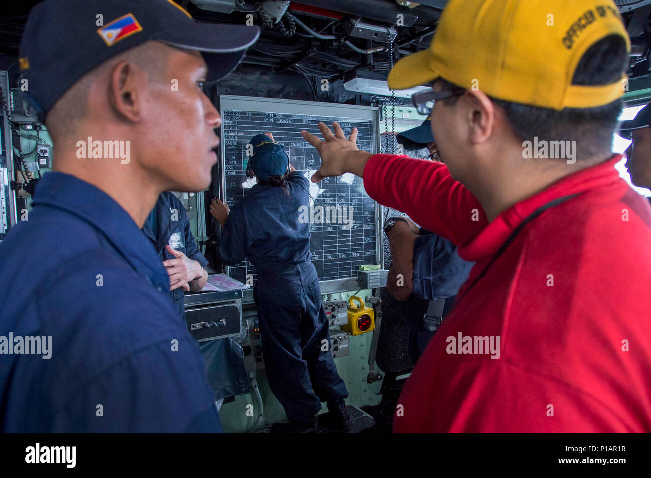 161008-N-TH560-242 SOUTH CHINA SEA (Oct. 8, 2016) Lt. Francische ...