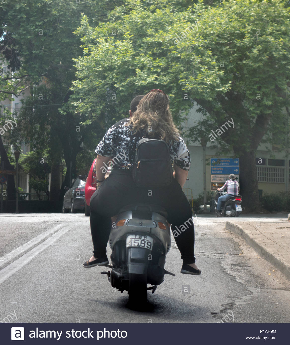 Motorbike Fat Woman Motorcycle High Resolution Stock Photography and ...