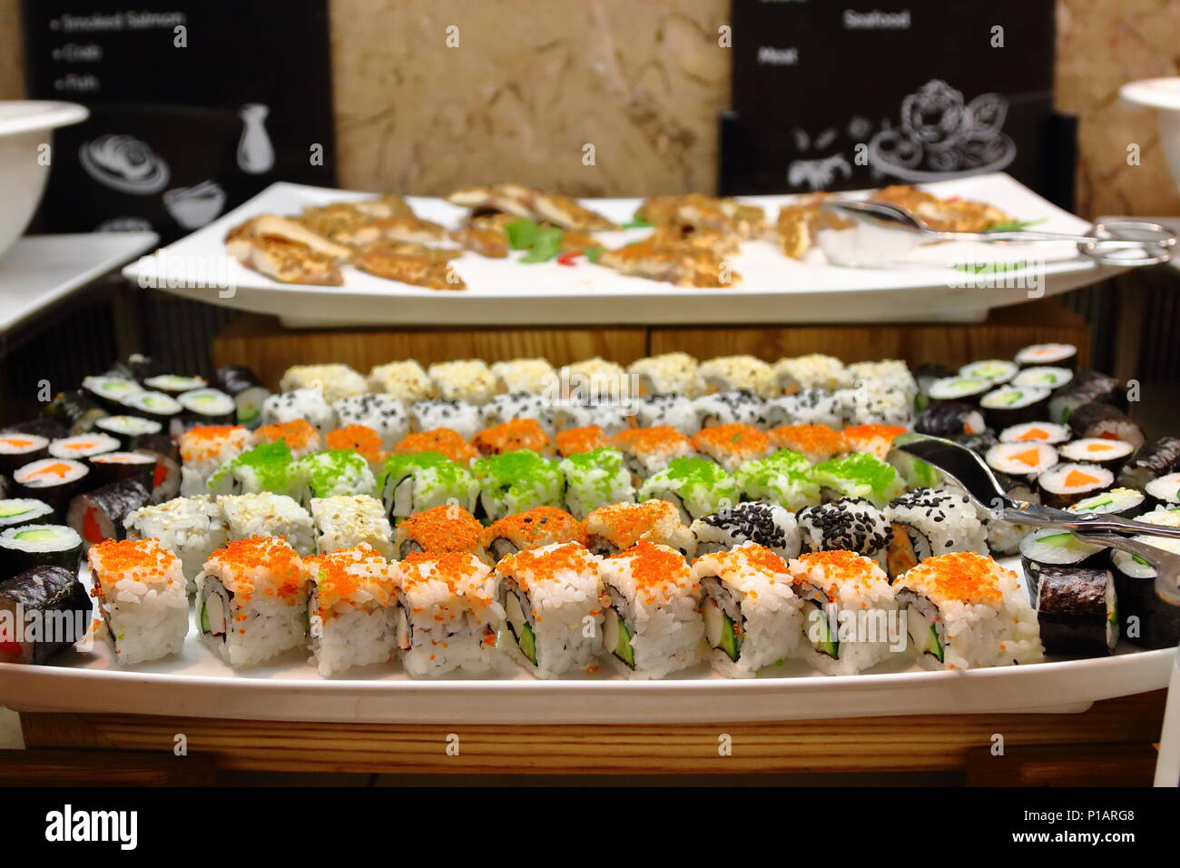 Maki Roll Sushies Stock Photo - Alamy