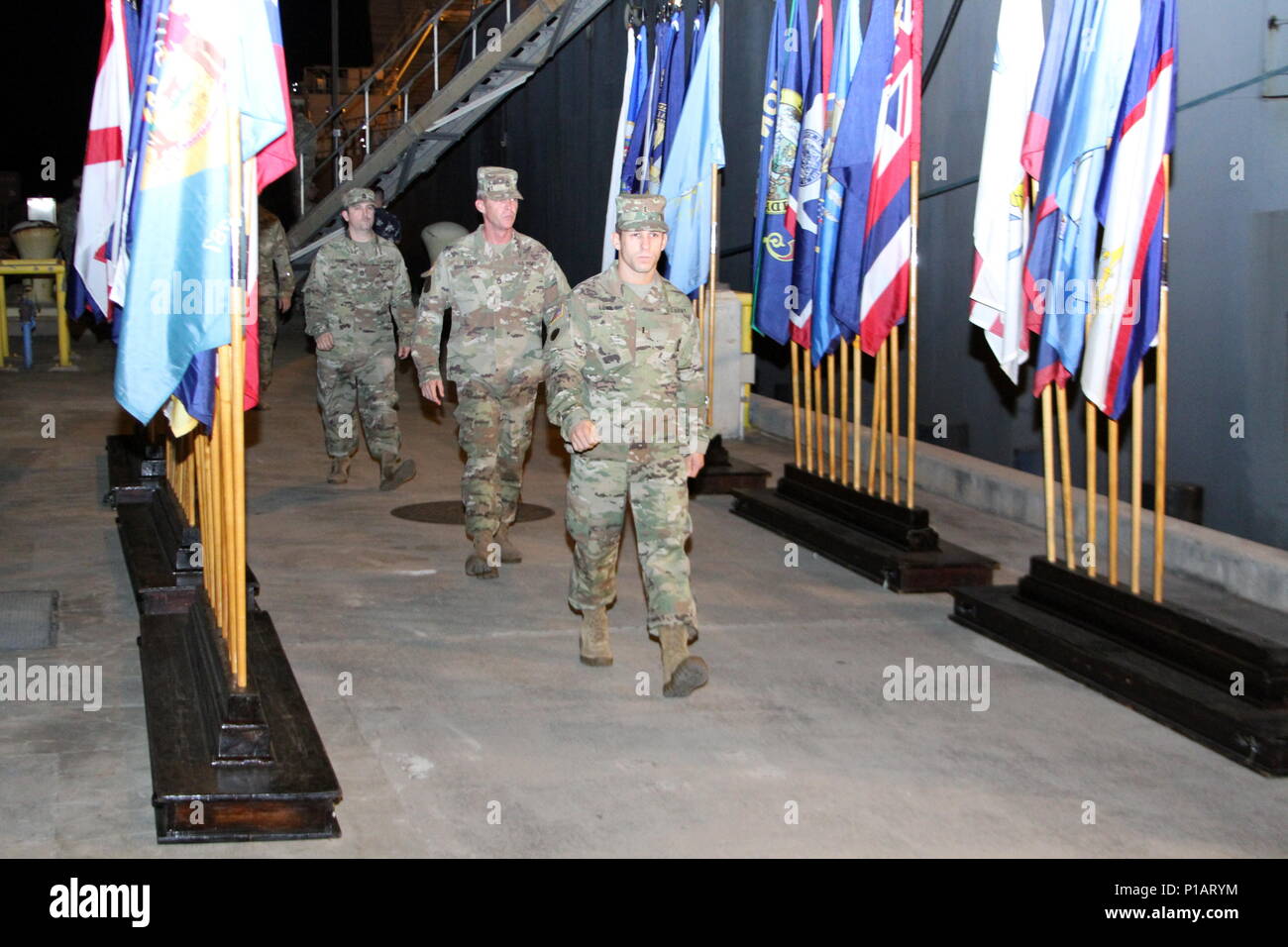 Soldiers of the 605th Transportation Detachment, who were deployed in ...