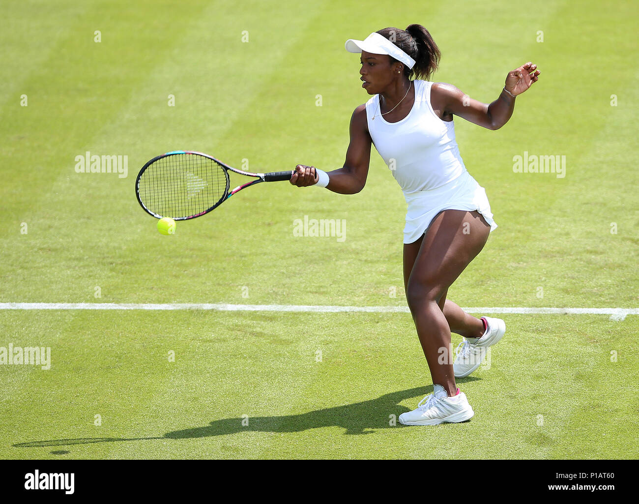 USA's Sachia Vickery during day one of the Nature Valley Open at ...