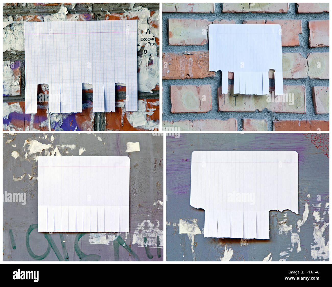 Tear Off Tabs High Resolution Stock Photography and Images - Alamy