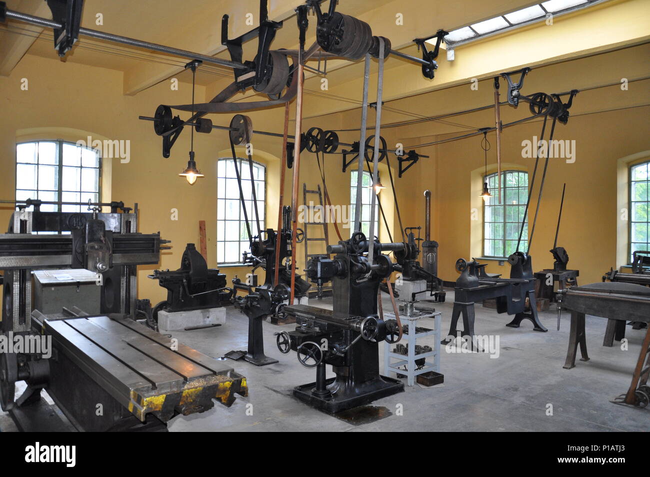 Transmission of mechanical energy between machines, belt Stock Photo ...