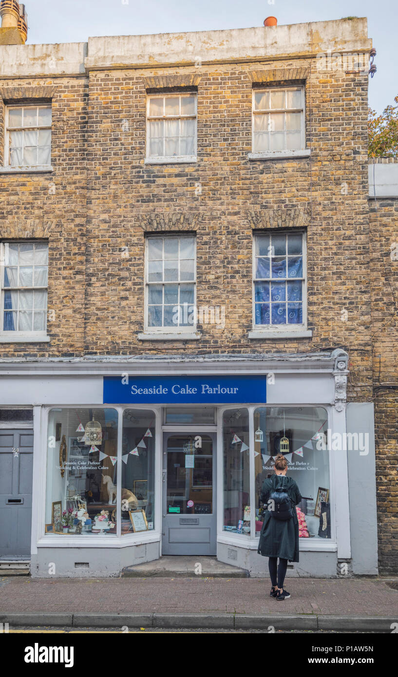 Shopping in Margate old town PHILLIP ROBERTS Stock Photo - Alamy