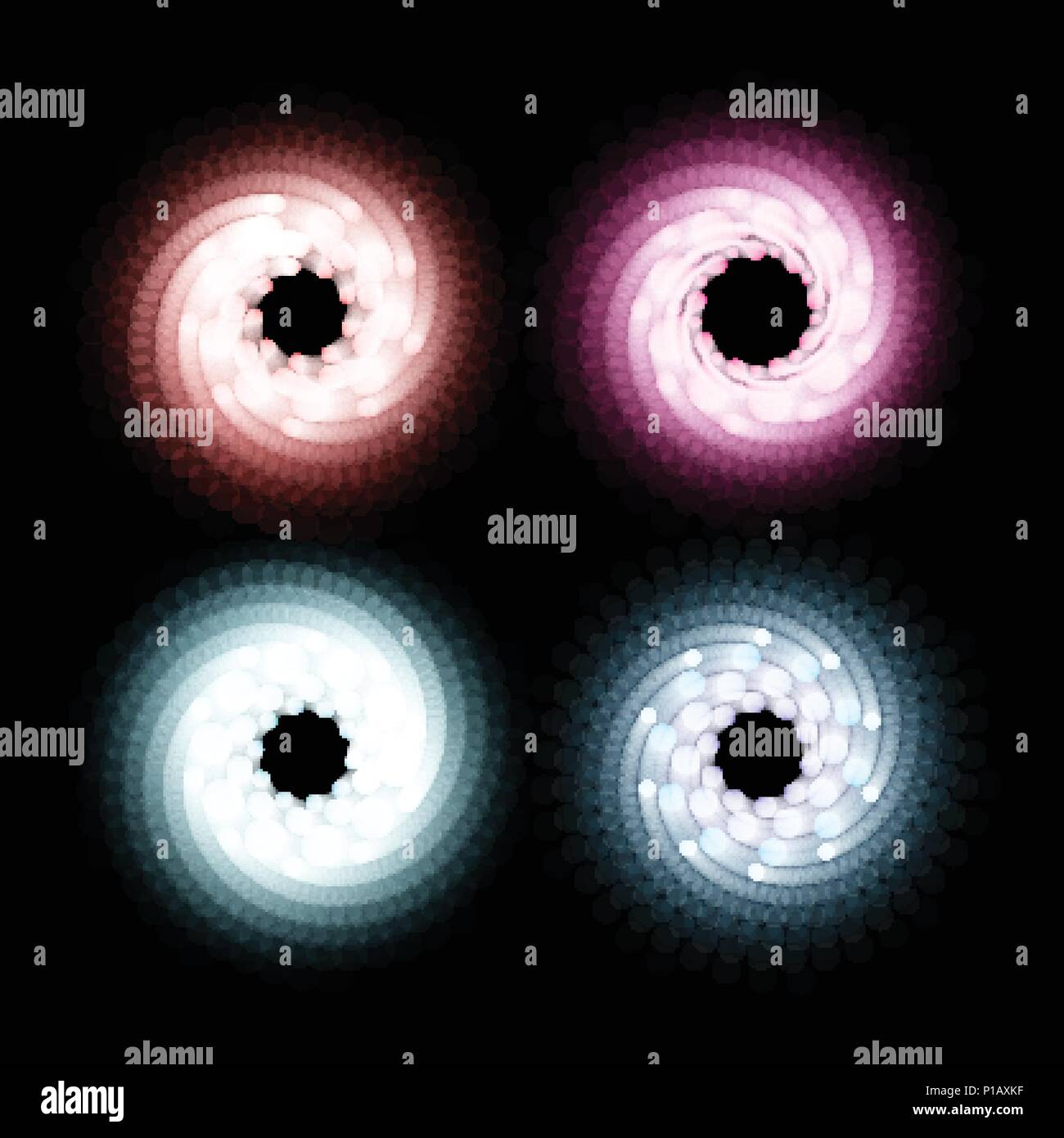 Illuminate, circular Stock Vector Images - Alamy