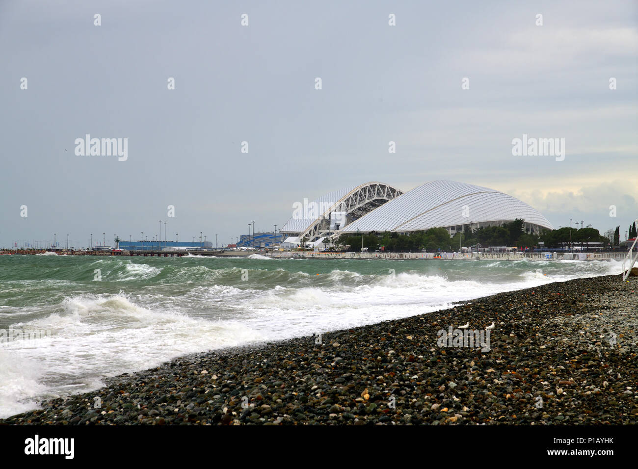 Fisht stadium sochi roof hi-res stock photography and images - Alamy