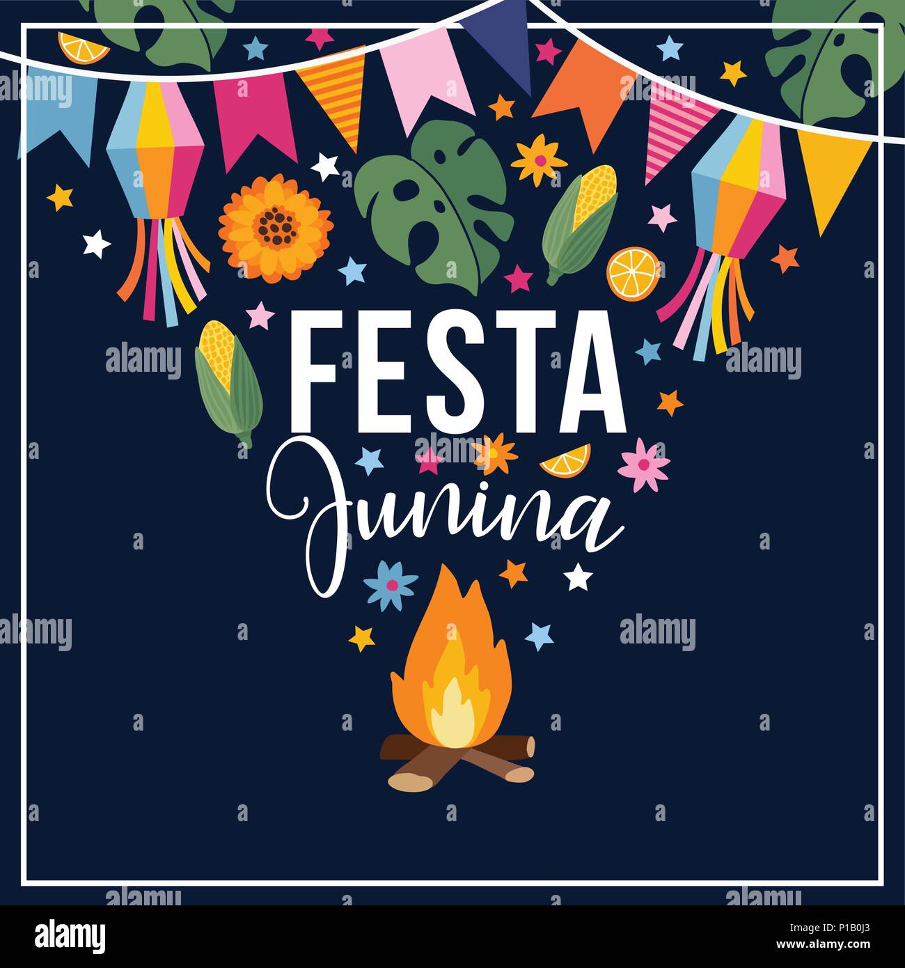 June fire Stock Vector Images - Alamy