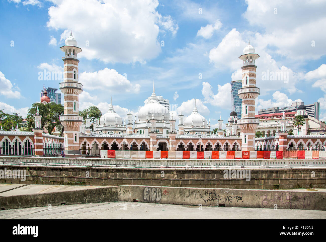 Kuala Lumpur/Malaysia - November 29, 2014: The Masjid Jamek mosque in ...