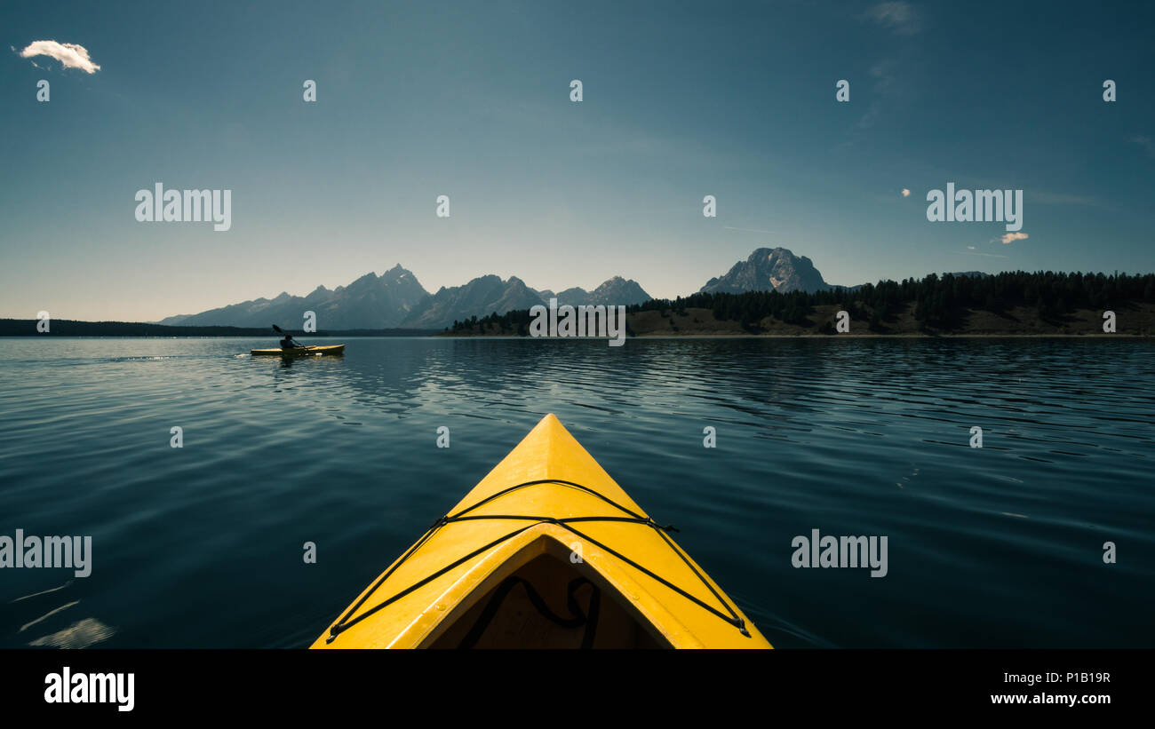 Jackson lake in grand teton hi-res stock photography and images - Alamy