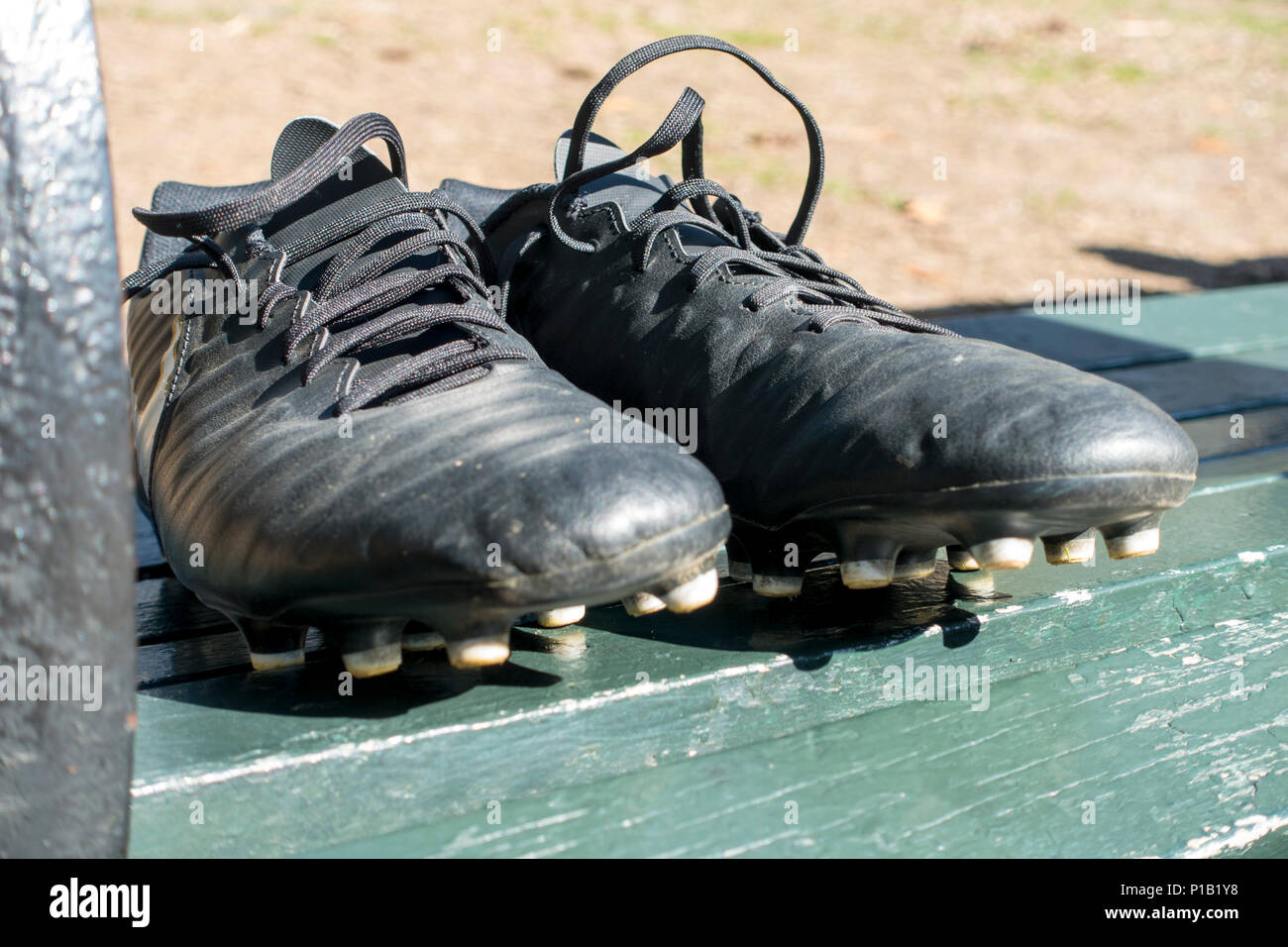 Green cleats hi-res stock photography and images - Alamy