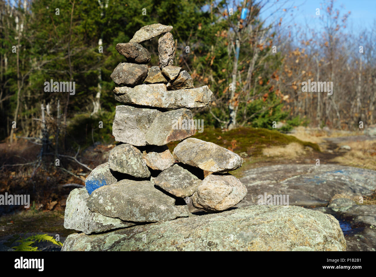 Cairn trail marker hi-res stock photography and images - Alamy