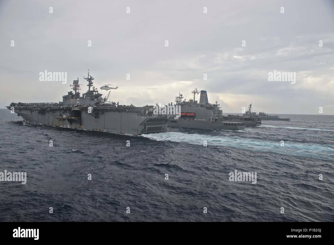 SOUTH CHINA SEA (Oct. 13, 2016) The amphibious assault ship USS ...
