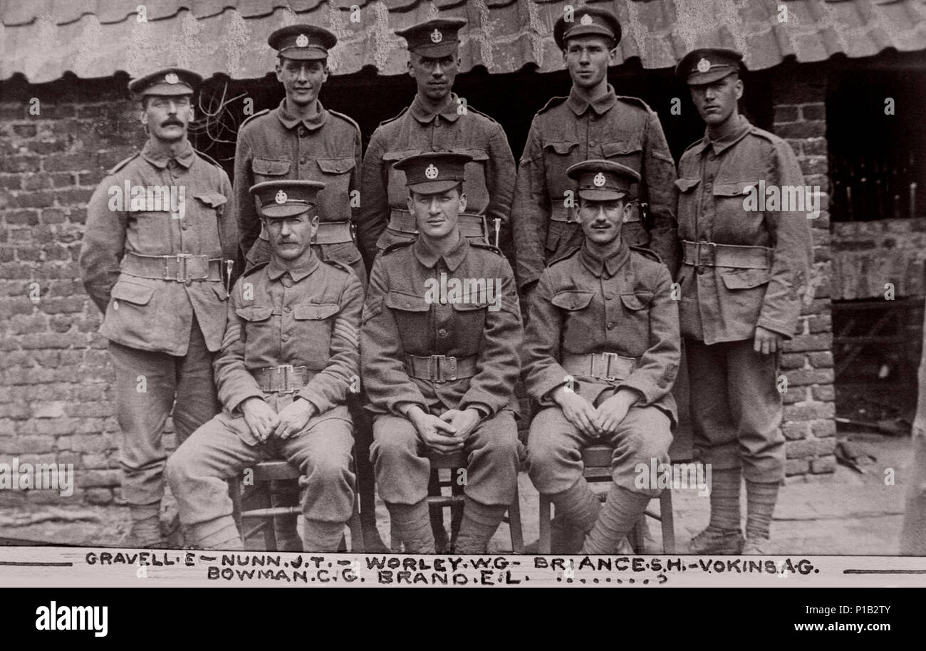 Group Portrait Of Soldiers During World War I Credit Crew Of The USCGC